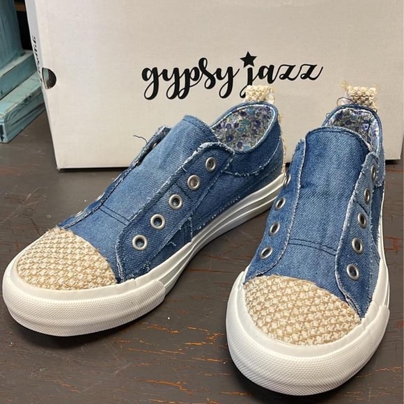 Gypsy Jazz | Shoes | Gypsy Jazz Jolly Shoes In Denim | Poshmark